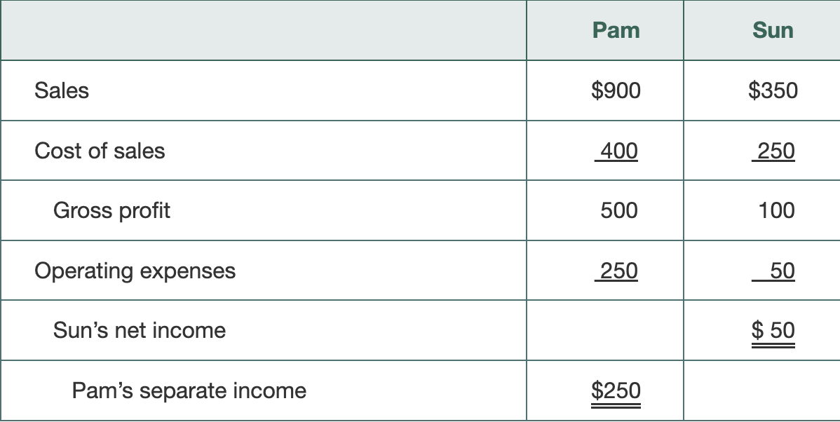 Solved Income statement information for 2016 for Pam | Chegg.com
