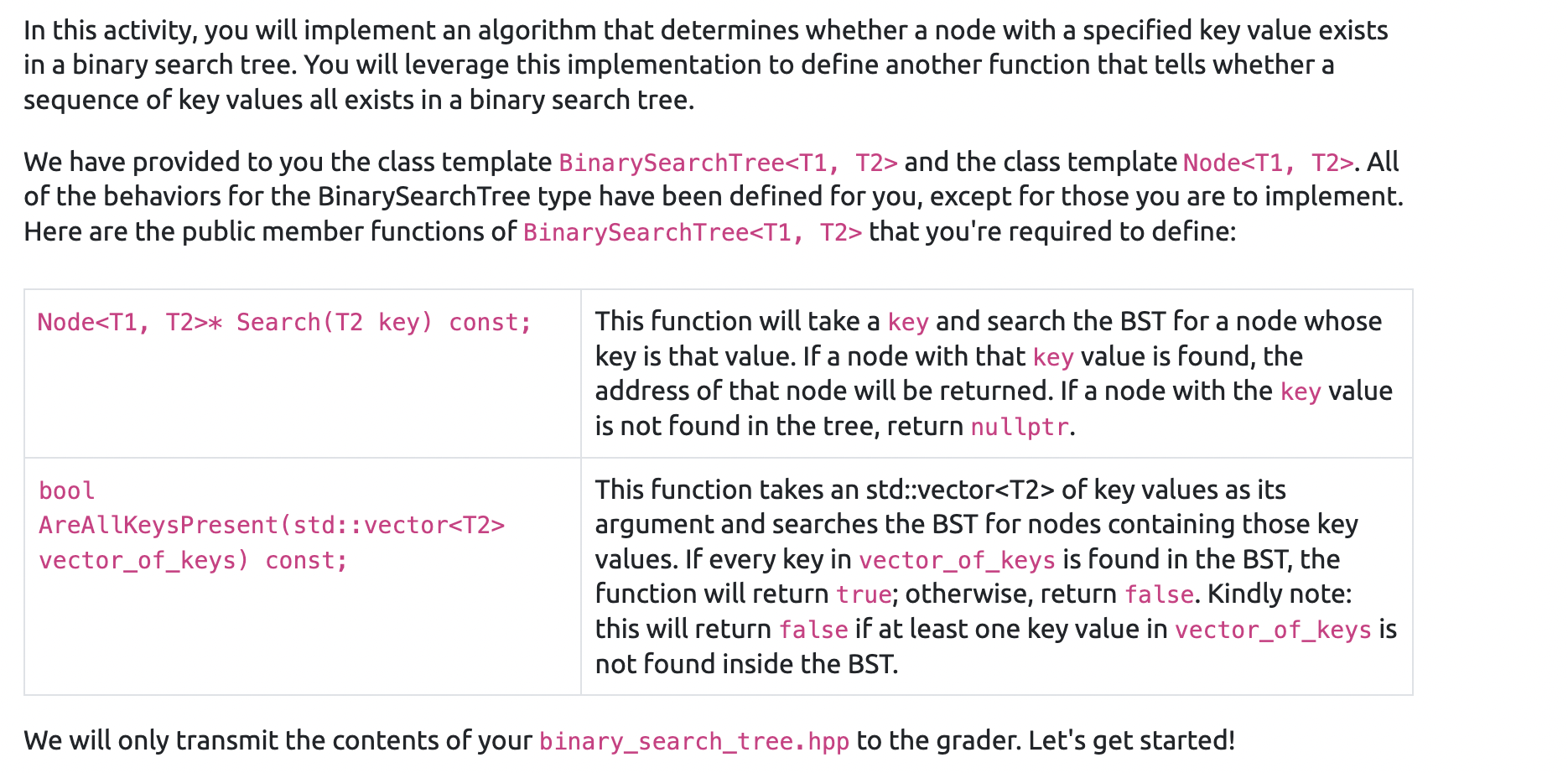Solved In this activity, you will implement an algorithm | Chegg.com