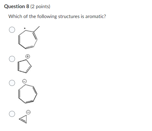 Solved Which of the following structures is | Chegg.com