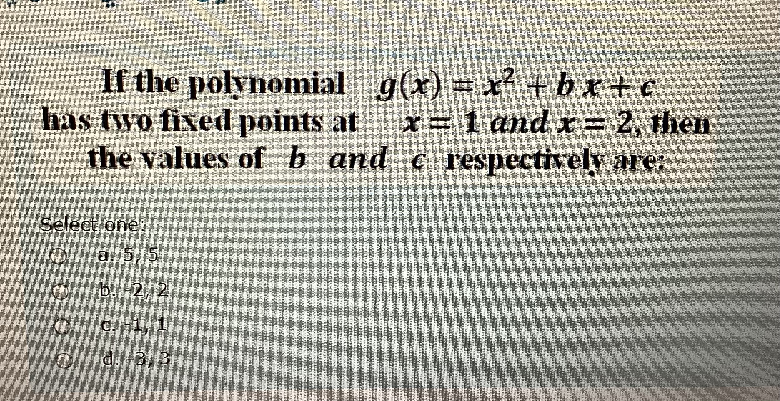 Solved code class="asciimath">If the polynomial | Chegg.com