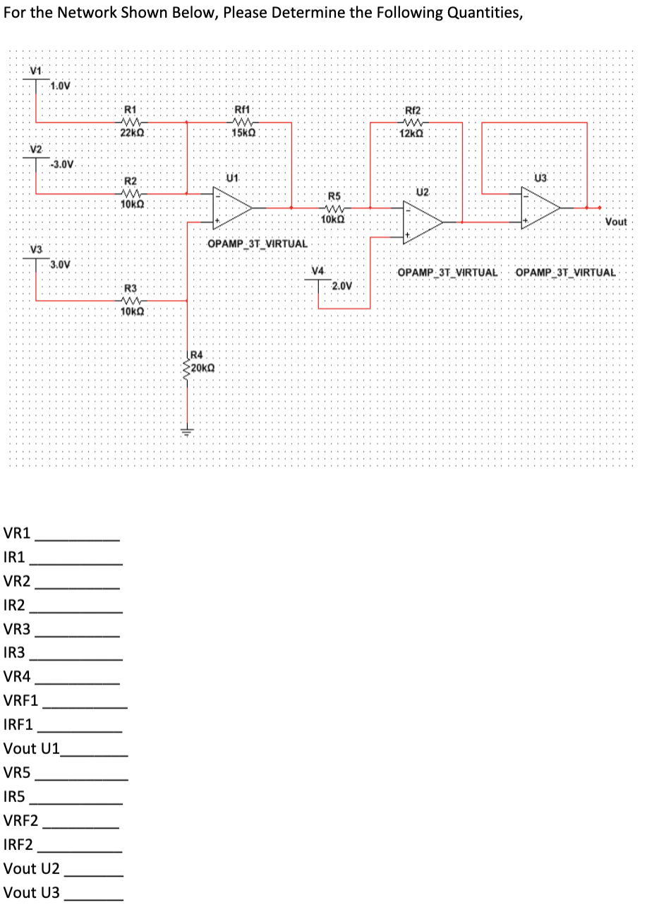 Solved For the Network Shown Below, Please Determine the | Chegg.com