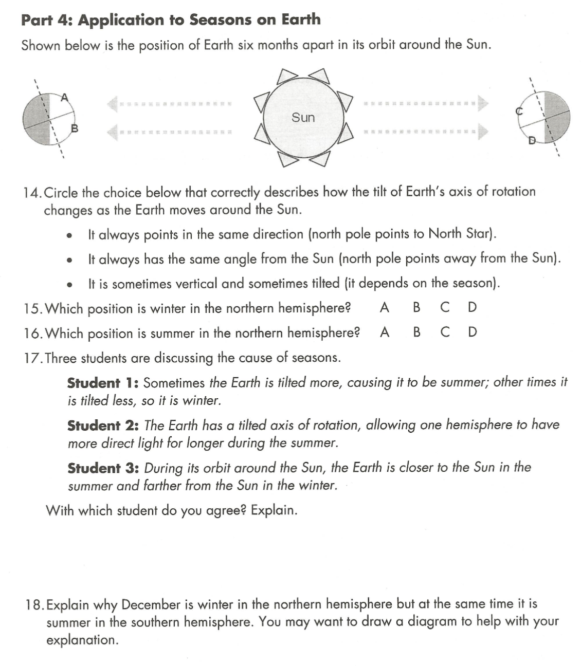 Solved please answer 14 - 16 & 18 | Chegg.com