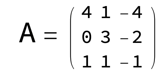 Given:, the Eigenvalues of 1,2,3, and the | Chegg.com