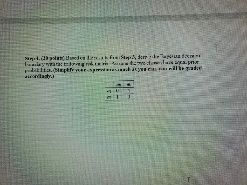In a 3-dimensional 2-class classification problem, | Chegg.com