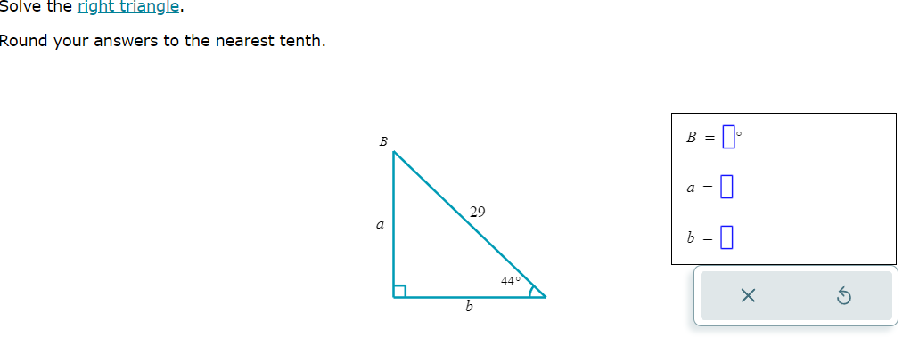 Solved Round your answers to the nearest tenth. | Chegg.com