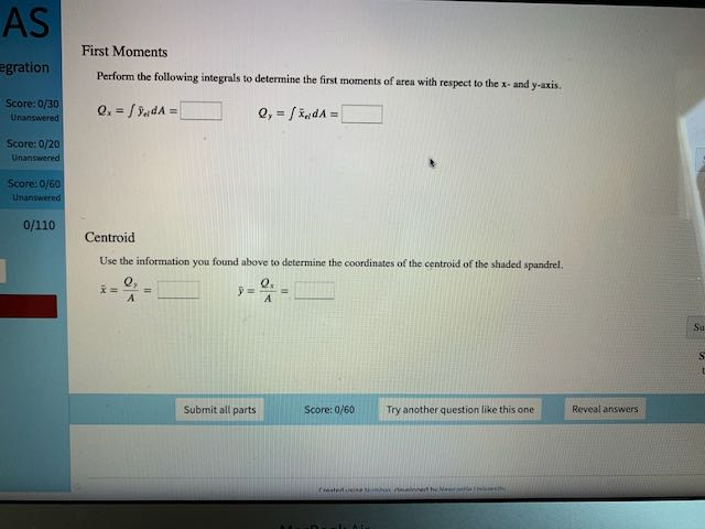 Solved Use integration with vertical strips to determine the | Chegg.com