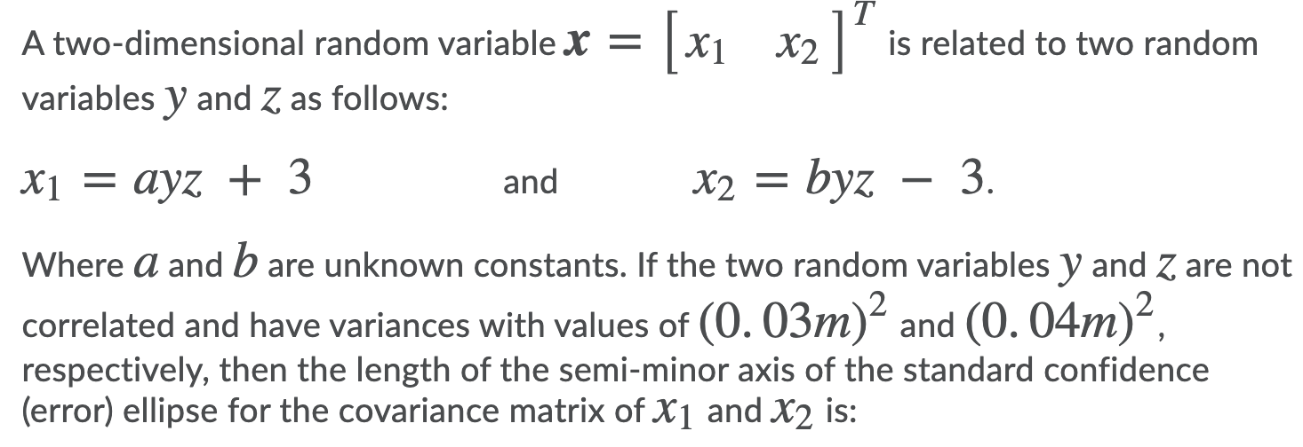 Solved T A Two Dimensional Random Variable X Variables Y