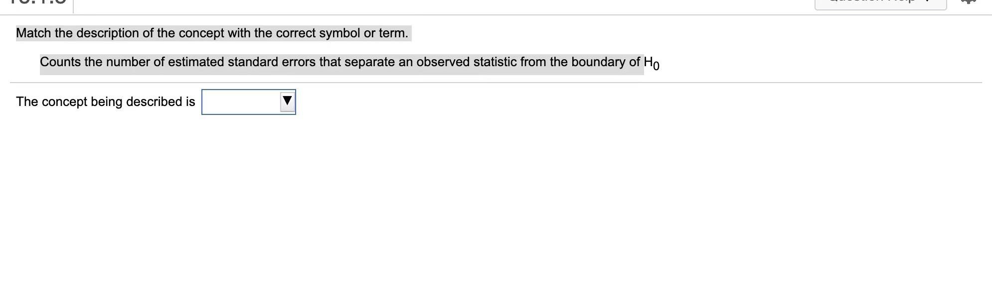 Solved Match the description of the concept with the correct | Chegg.com