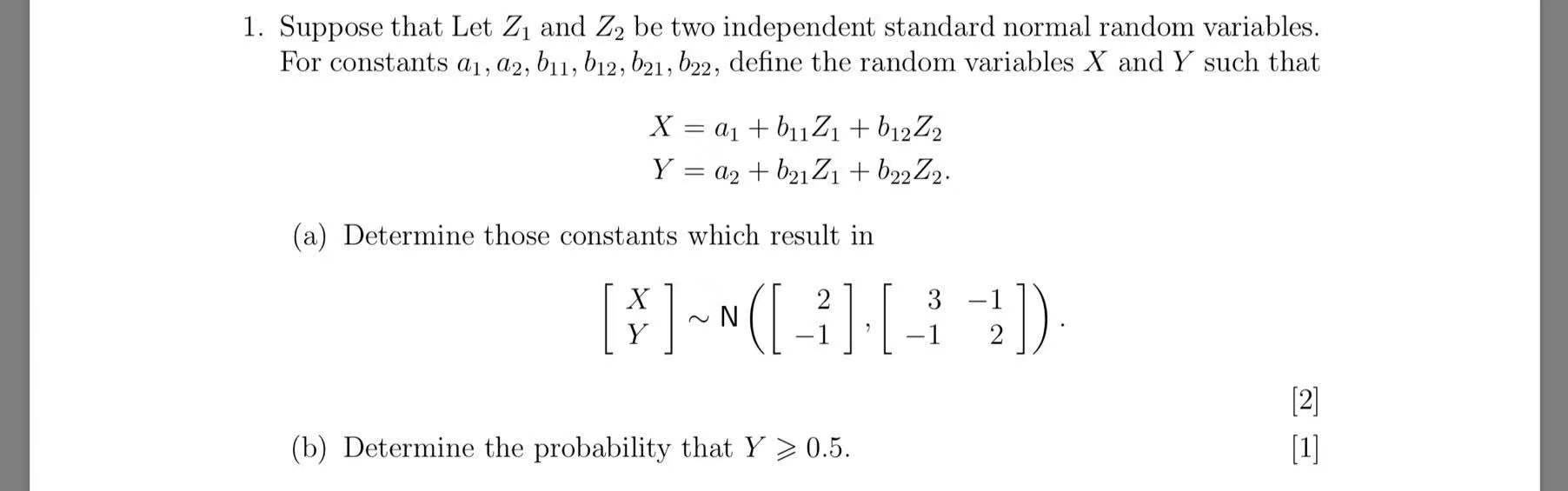 Solved Suppose that Let Z1 and Z2 be two independent | Chegg.com