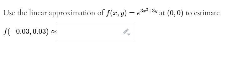 Solved Use the linear approximation to estimate | Chegg.com