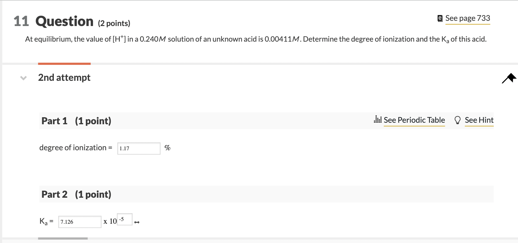 Solved 11 ﻿Question (2 ﻿points)르 ﻿See page 733At | Chegg.com