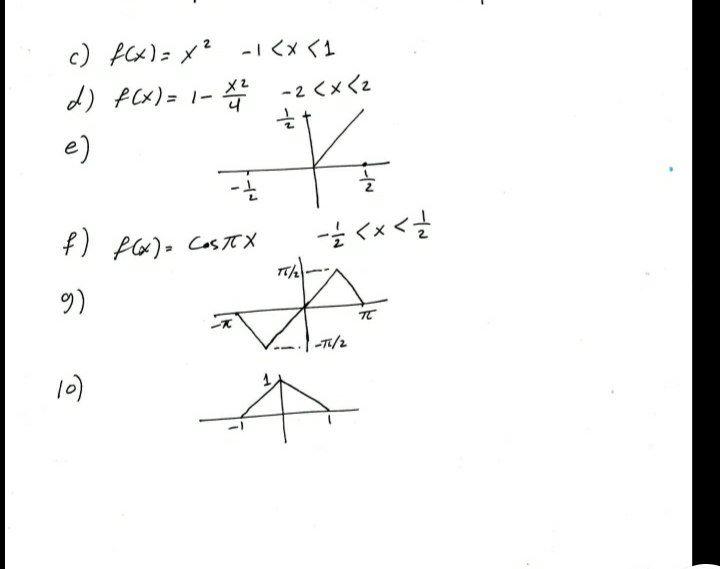 ) fx)= x 1 d) F(x) = 1- 즘 -2
