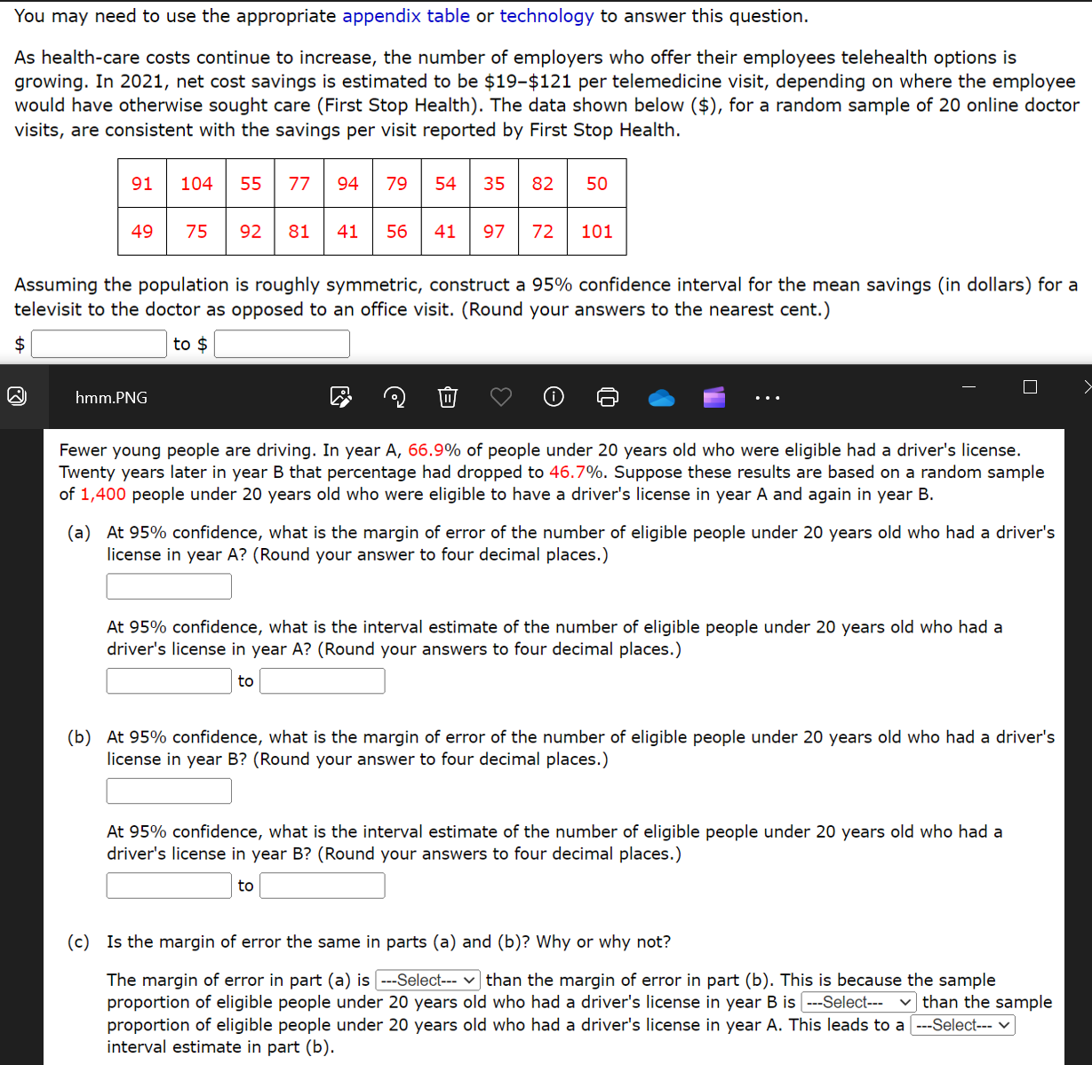 Solved You may need to use the appropriate appendix table or | Chegg.com