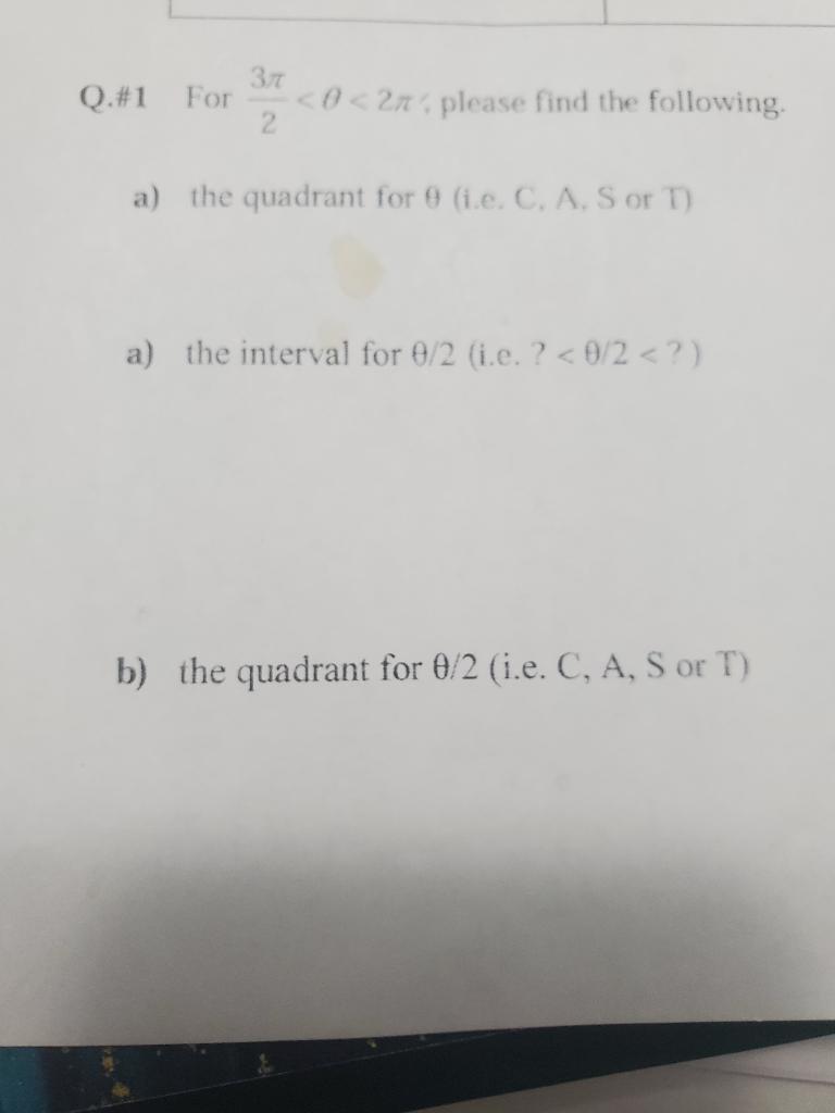 Solved .\#1 For 23π