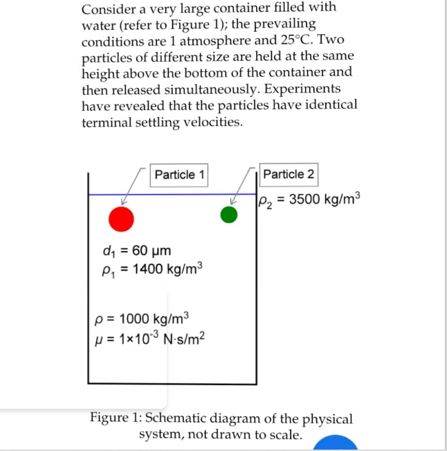 Solved Consider a very large container filled with water | Chegg.com