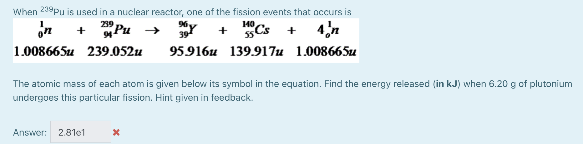 Solved By mass spectral analysis, a sample of strontium is | Chegg.com