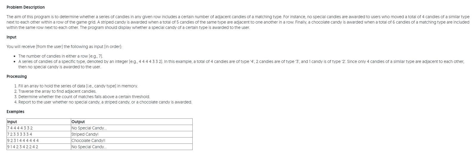 Solved Problem Description The aim of this program is to | Chegg.com