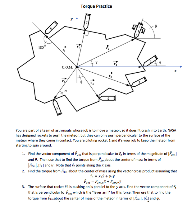 Solved Torque Practice 180° C.O.M. X CE You are part of a | Chegg.com