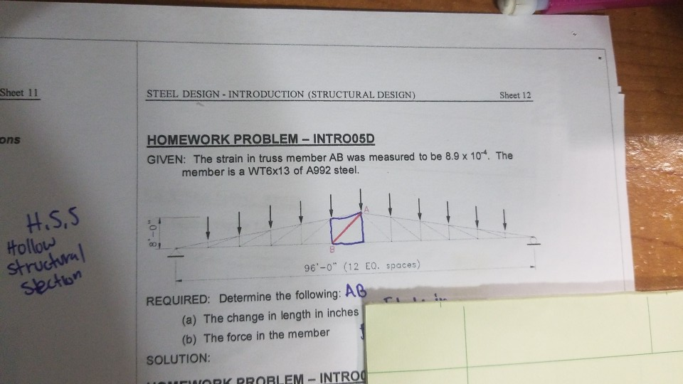 Solved Sheet 11 STEEL DESIGN INTRODUCTION (STRUCTURAL | Chegg.com