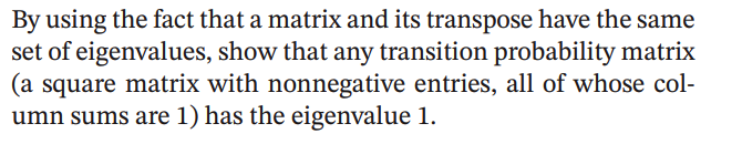 Solved By using the fact that a matrix and its transpose | Chegg.com