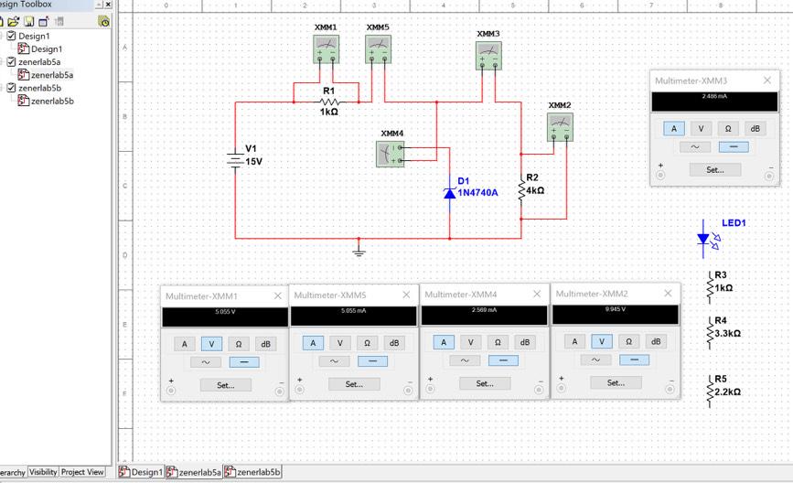 LAB #5 ZENER AND LIGHT-EMITTING DIODE OBJECTIVES: To | Chegg.com