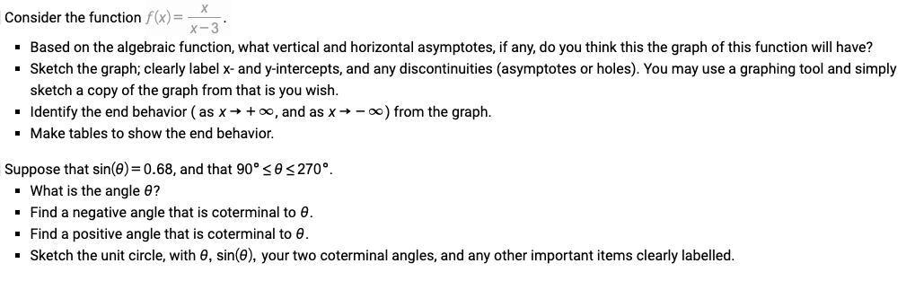 Solved Consider the function f(x)=x−3x. - Based on the | Chegg.com