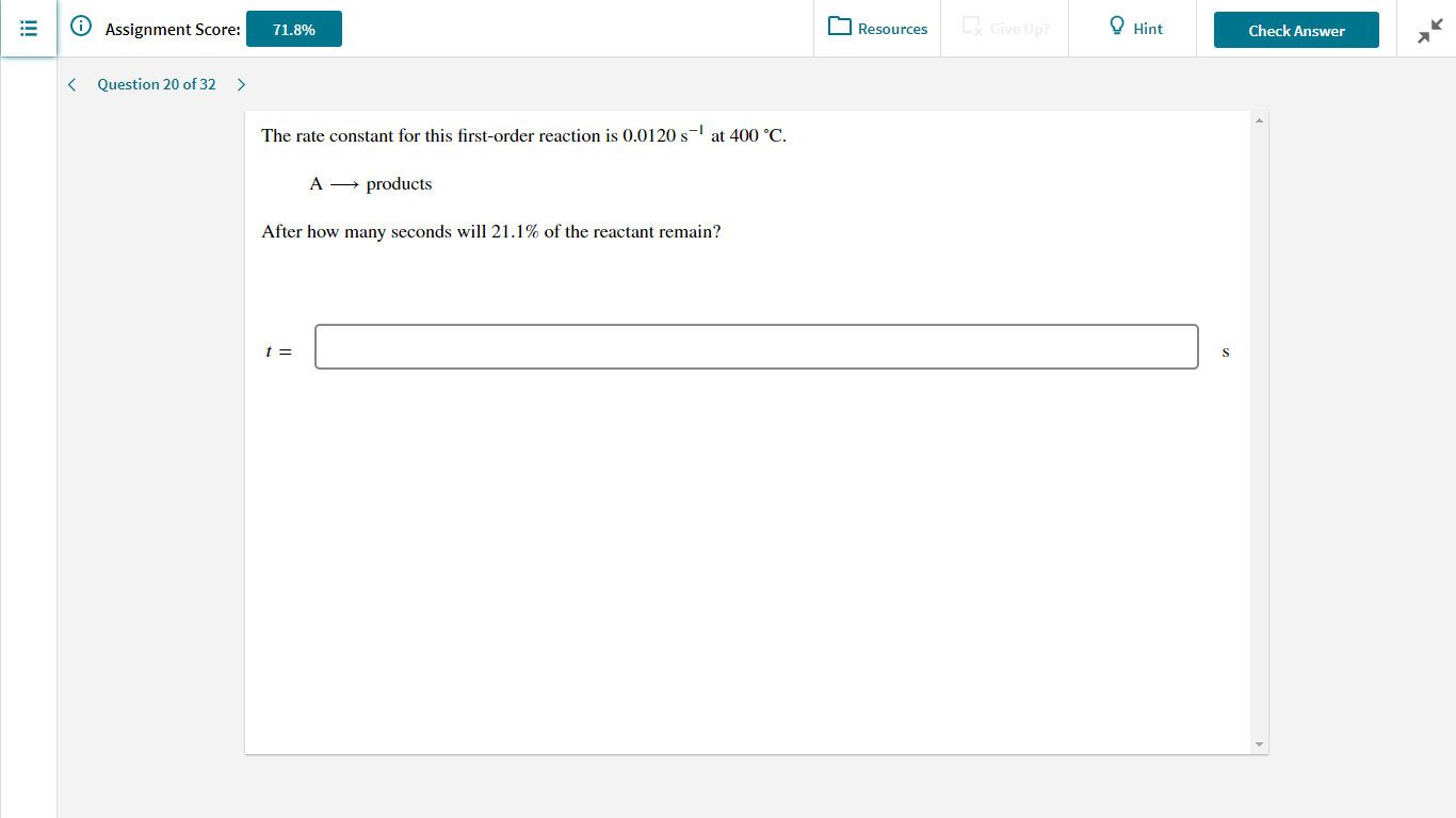 Solved iii Assignment Score: 71.8% Resources Give Up Hint | Chegg.com
