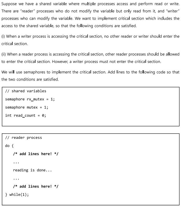 Solved Suppose we have a shared variable where multiple | Chegg.com