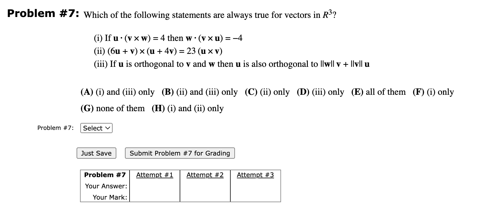 Solved roblem \#7: Which of the following statements are | Chegg.com