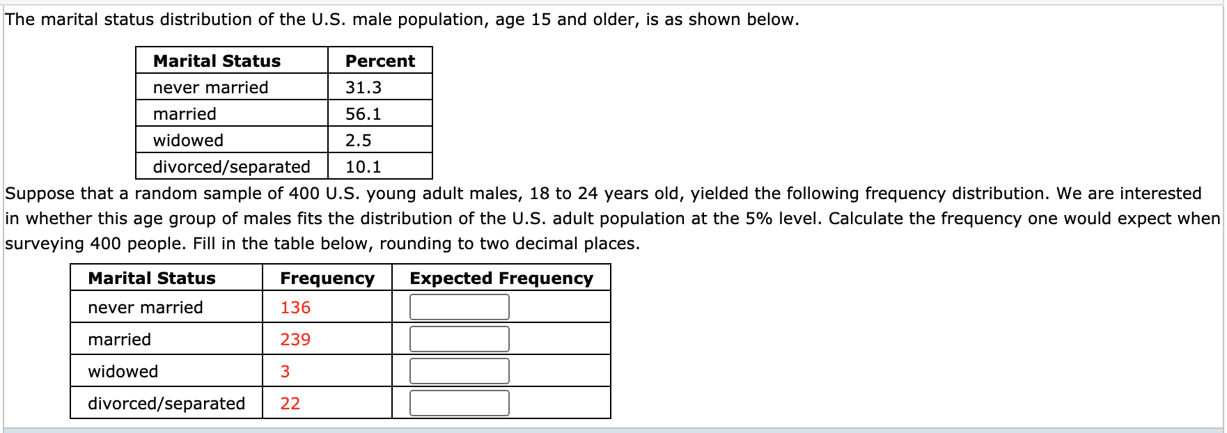 Solved Part (a) What are the degrees of freedom? (Enter an | Chegg.com