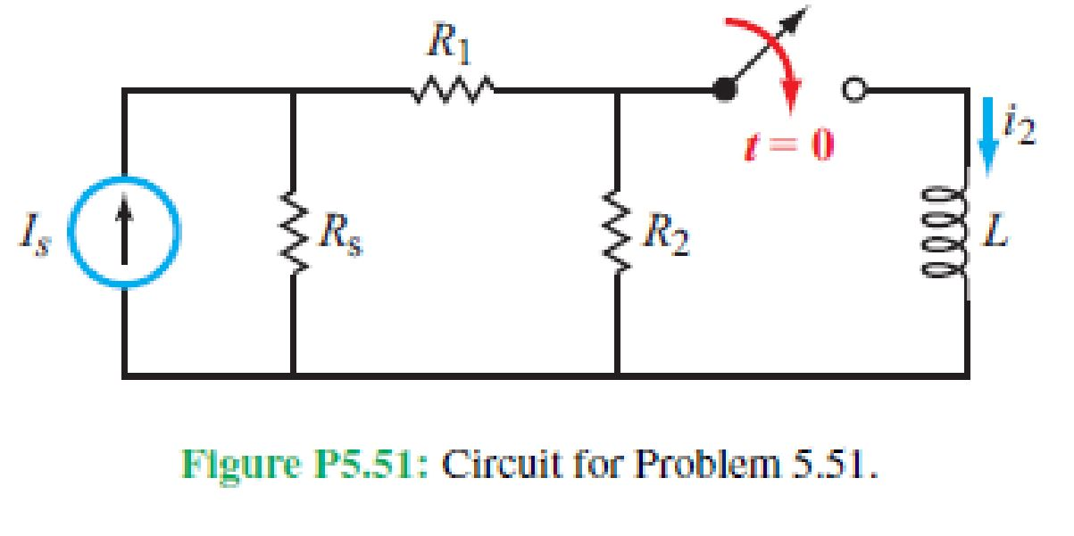 Solved Derive an expression for i2(t) in the circuit of Fig. | Chegg.com