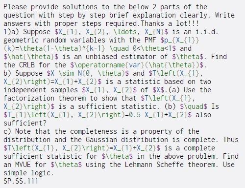 Solved Please provide solutions to the below 2 parts of the | Chegg.com