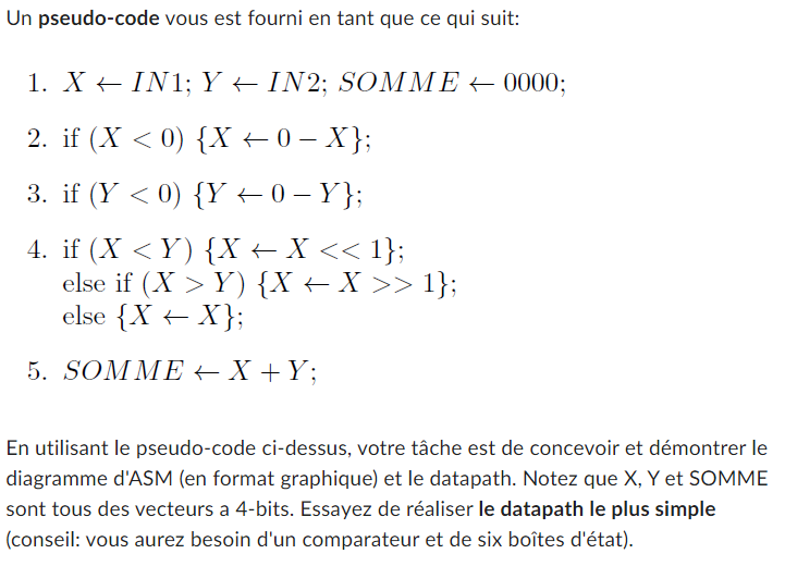 Translation: "The pseudo-code is provided to you as | Chegg.com