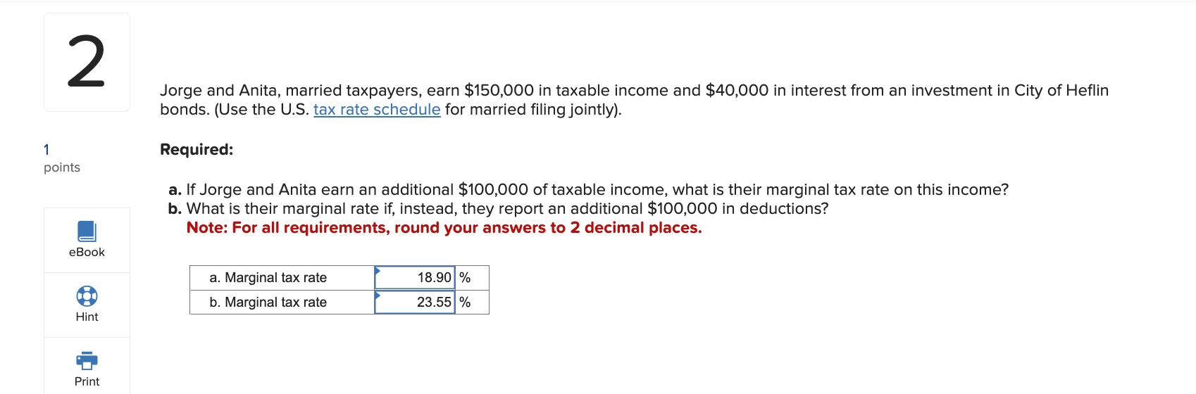 Solved Jorge and Anita, married taxpayers, earn $150,000 in | Chegg.com