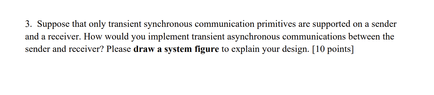 Solved 3. Suppose that only transient synchronous | Chegg.com