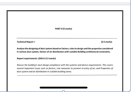 Solved PART4 15 marks) Technical Reports (2.5 marks) Explain | Chegg.com