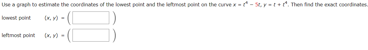 Solved Use a graph to estimate the coordinates of the lowest | Chegg.com