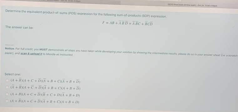 Solved 00-200m 2 Final Oct 24 1300-2000 Determine the | Chegg.com