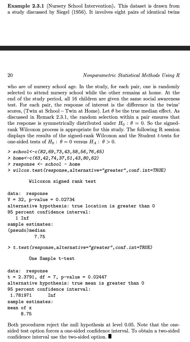 Solved 2.8.6. ﻿For Example 2*3.1 ﻿obtain a 90% ﻿two-sided | Chegg.com