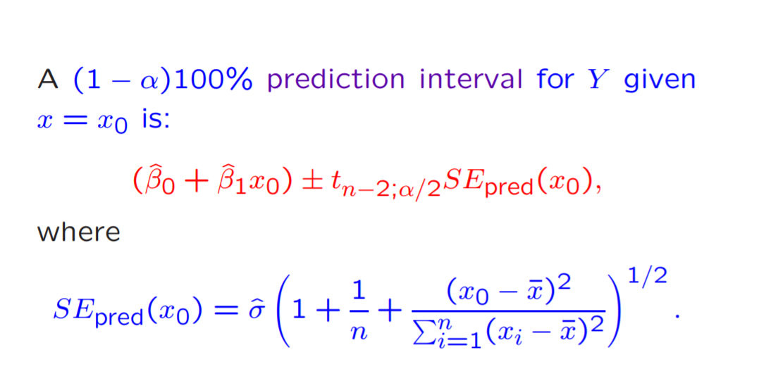 A 1 A 100 Confidence Interval For B1 Is B1