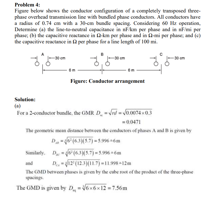 Problem 4: Figure below shows the conductor | Chegg.com