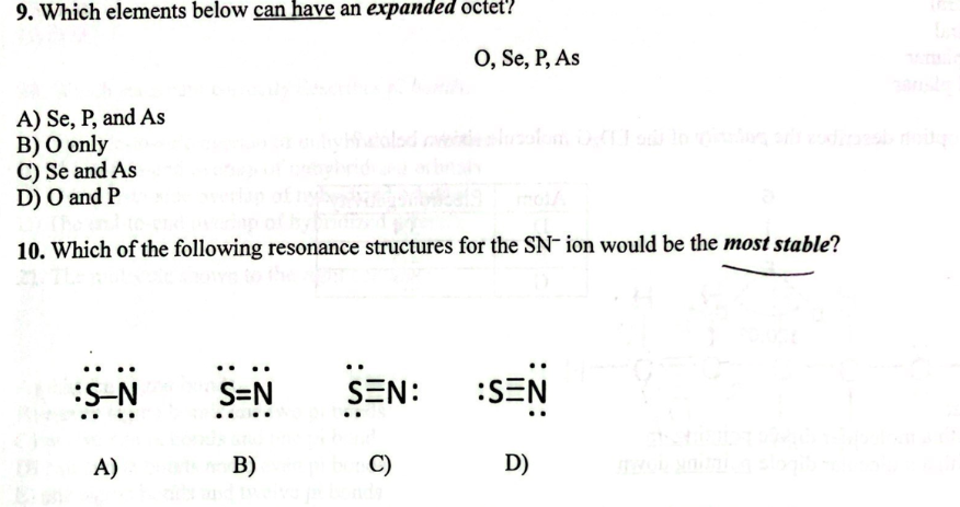 Solved 8. One of the resonance forms of the fulminate ion is | Chegg.com