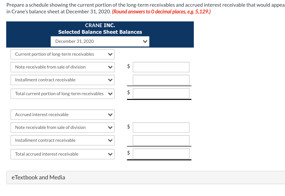Solved Prepare a schedule showing the current portion of | Chegg.com