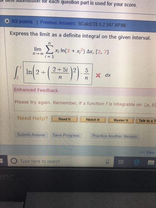 Solved ment Scoring best submission for each question part | Chegg.com