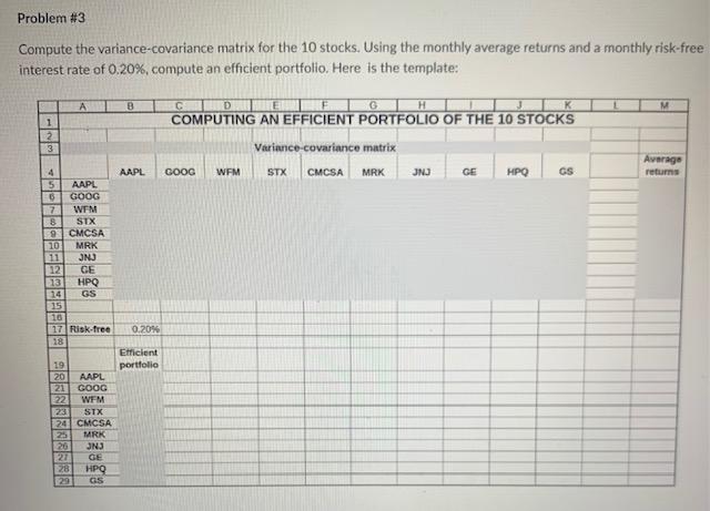 Solved Compute the variance-covariance matrix for the 10 | Chegg.com