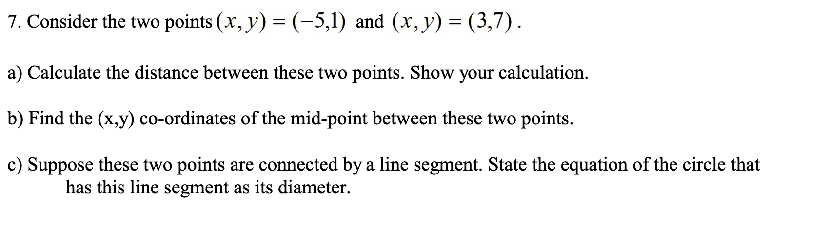 Solved 5. A circular oil spill has a radius of 4 km. Two | Chegg.com