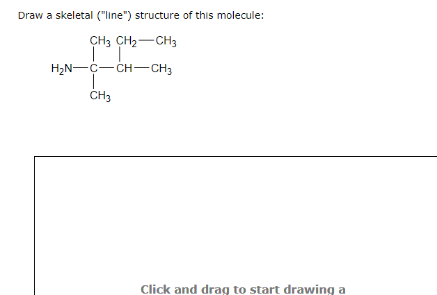 Solved Draw a skeletal ("line") ﻿structure of this | Chegg.com