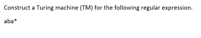 Solved Construct a Turing machine (TM) for the following | Chegg.com