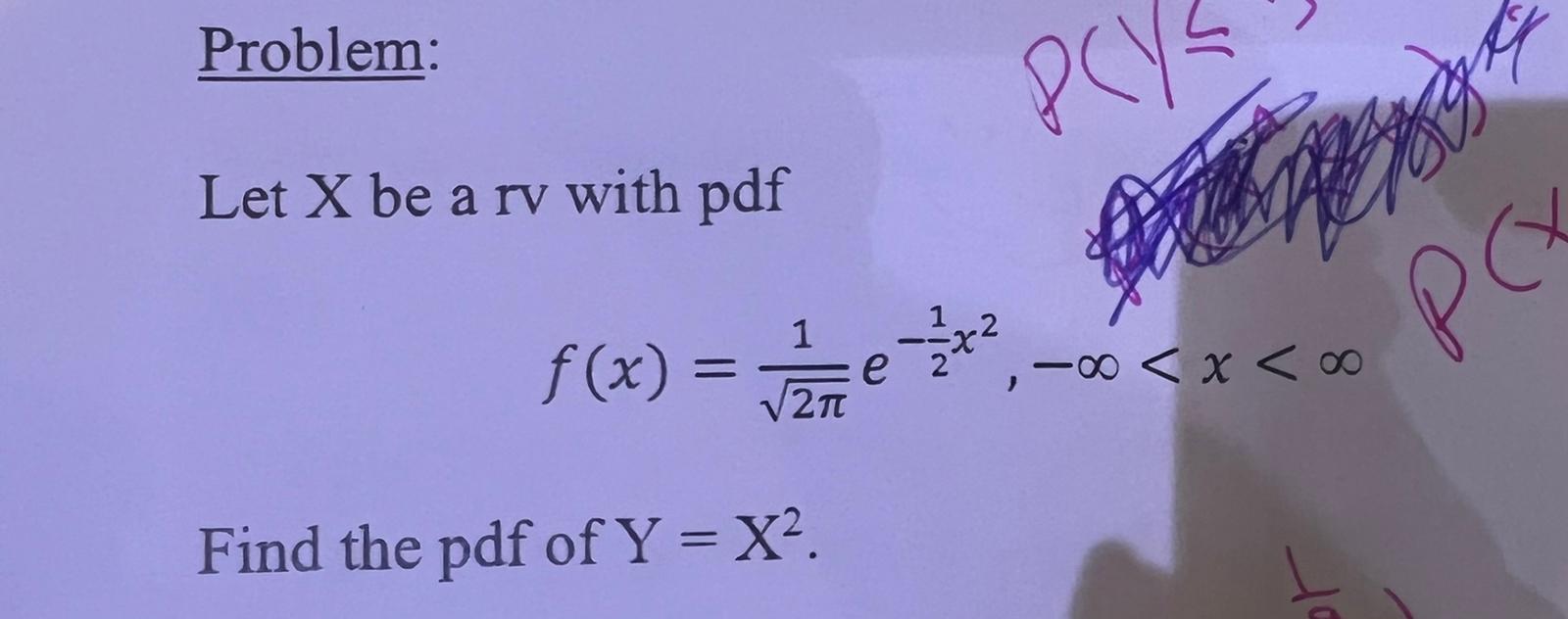 Solved Let X be a rv with pdf f(x)=2π1e−21x2,−∞ | Chegg.com