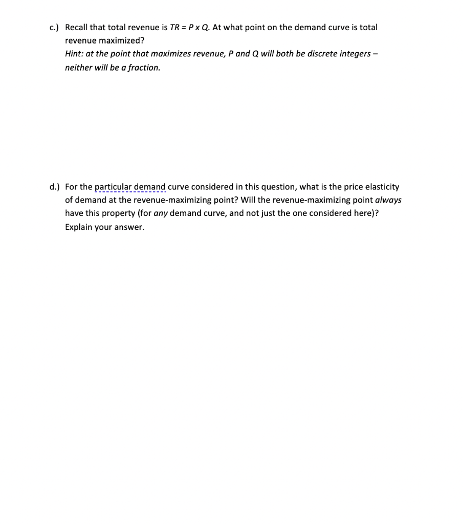 Solved 5. (12 points) Suppose a firm faces a linear | Chegg.com